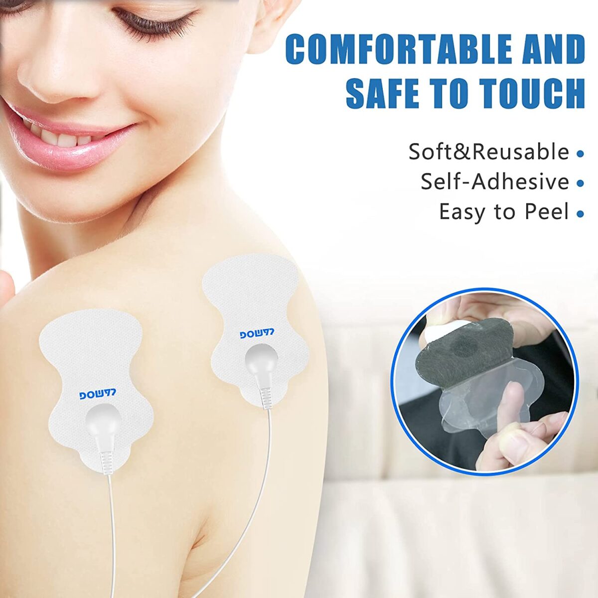 DOMAS Electrode Pads Compatible with Omron TENS Device Only – Domas