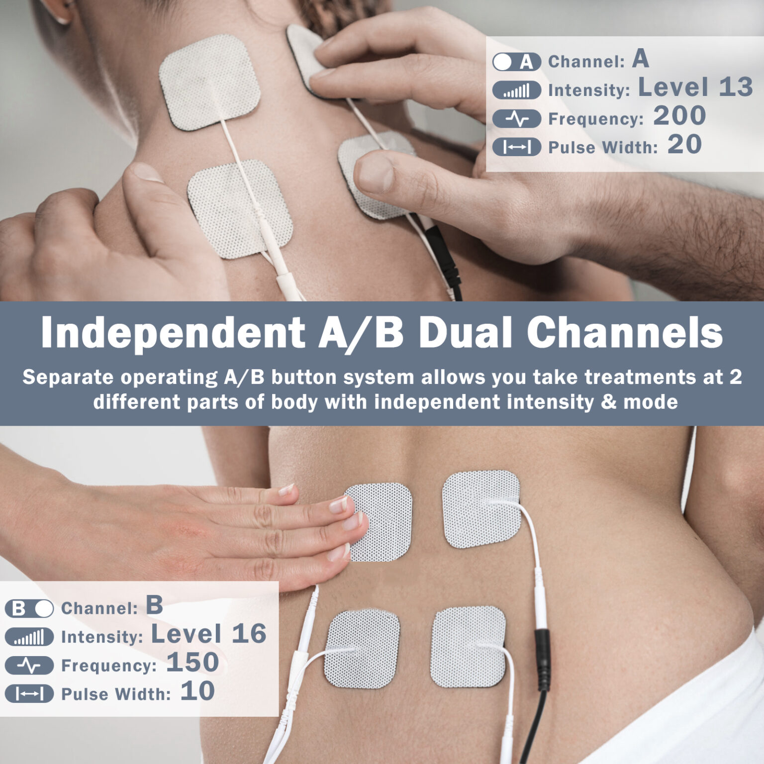 DOMAS TENS Unit Muscle Stimulator – Domas